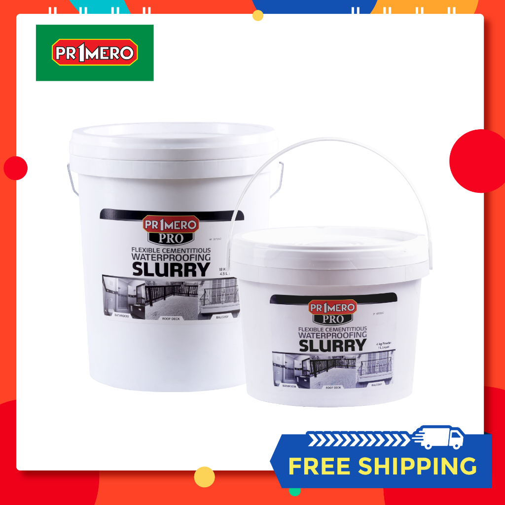 PRIMERO PRO FLEXIBLE CEMENTITIOUS WATERPROOFING SLURRY - 5KG | Shopee ...
