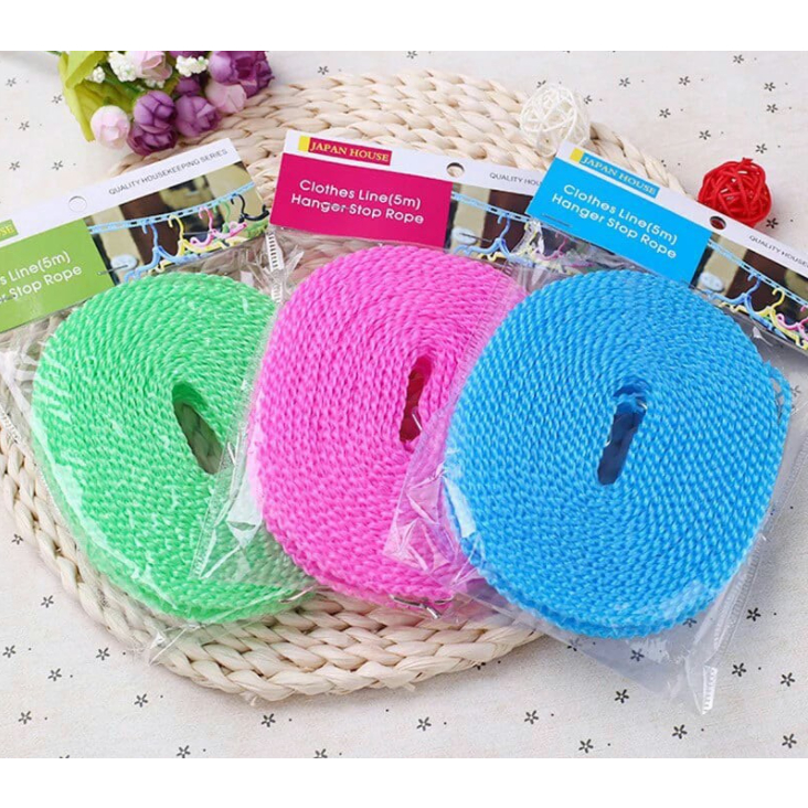 3/5/8-Meter Non-slip Clothesline Clothes Dryer Outdoor Cloth Hanging ...