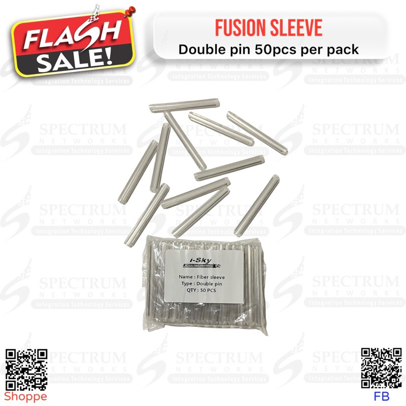 i-Sky DOUBLE PIN FIBER OPTIC PROTECTION FUSION SLEEVES 60MM | Shopee ...