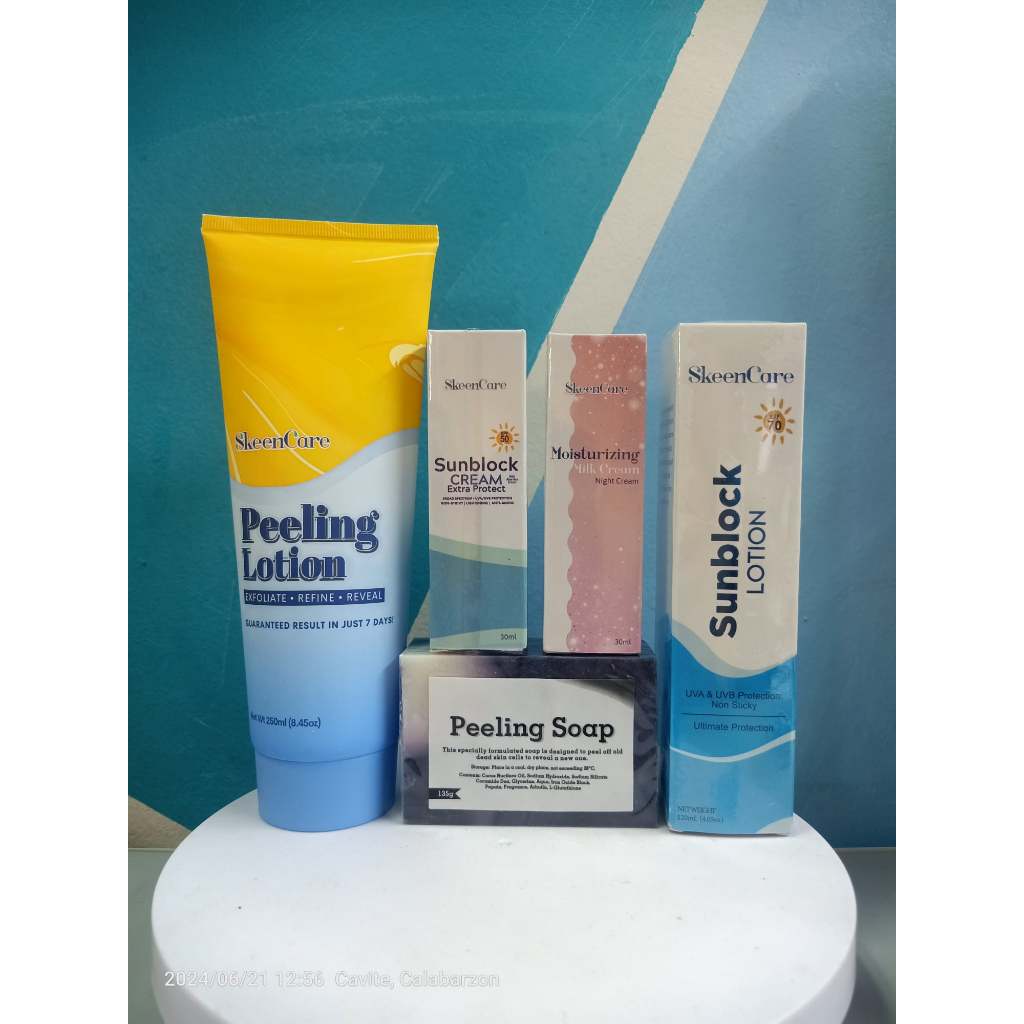 5in1 Skeencare Peeling Lotion Complete Set | Shopee Philippines