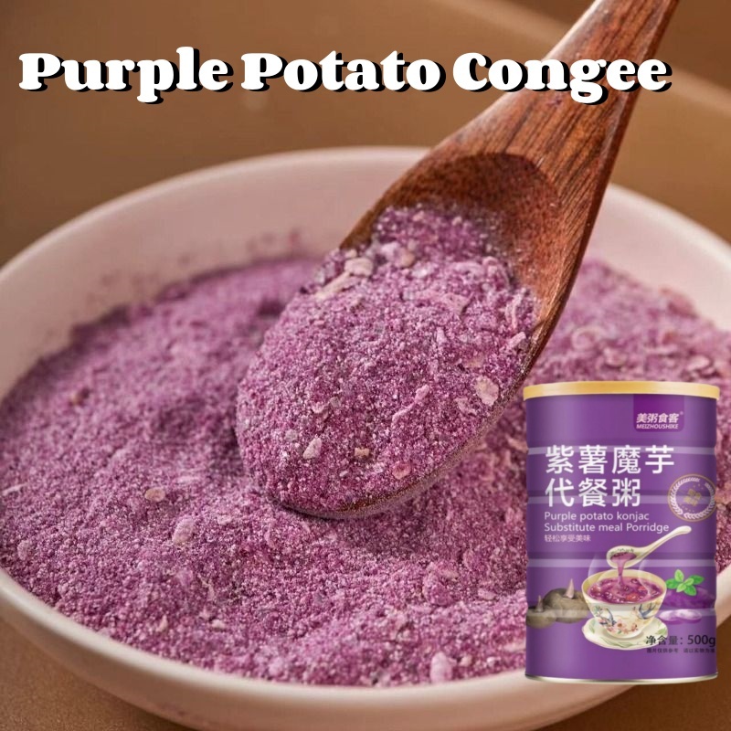Congee with Purple Potato and Konjak Nutritional meal replacement ...