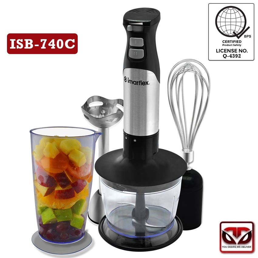 Imarflex ISB-740C Immersion Blender with Variable Speed Control ...