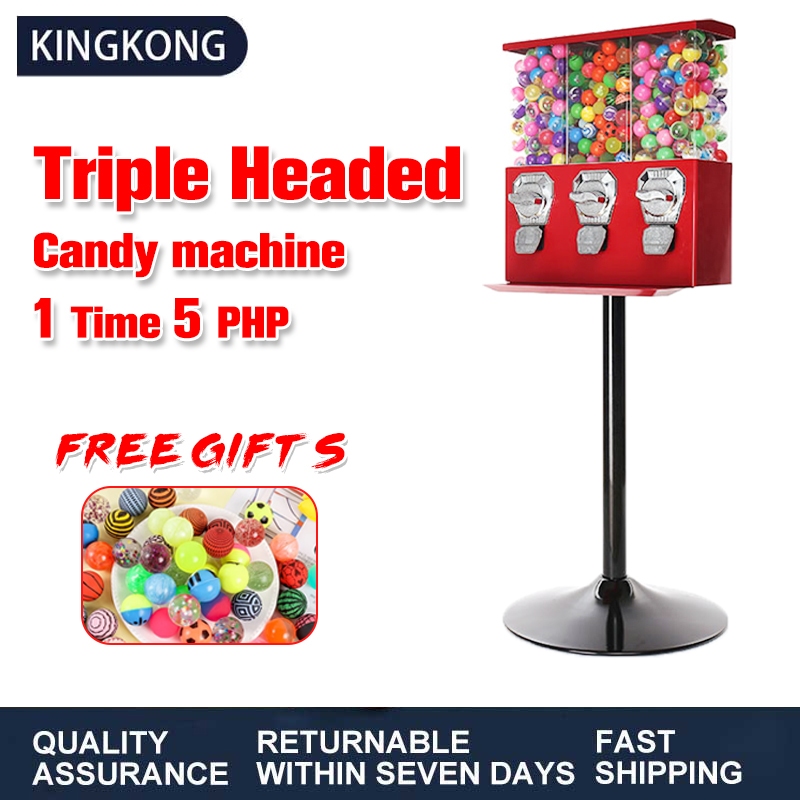 Kingkong Three Head Candy Vending Machine with Stand and Freebies 5 ...