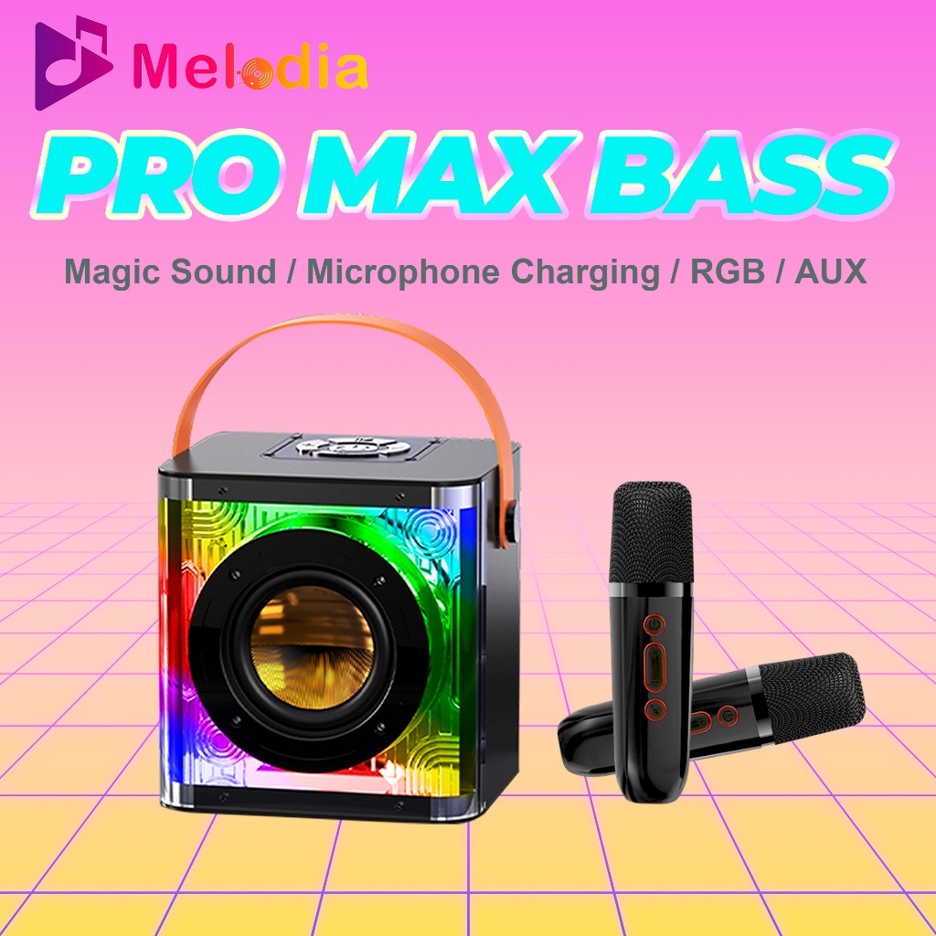 Mini Karaoke Bluetooth Speaker With Dual/Portable Mic Chance to get UA ...