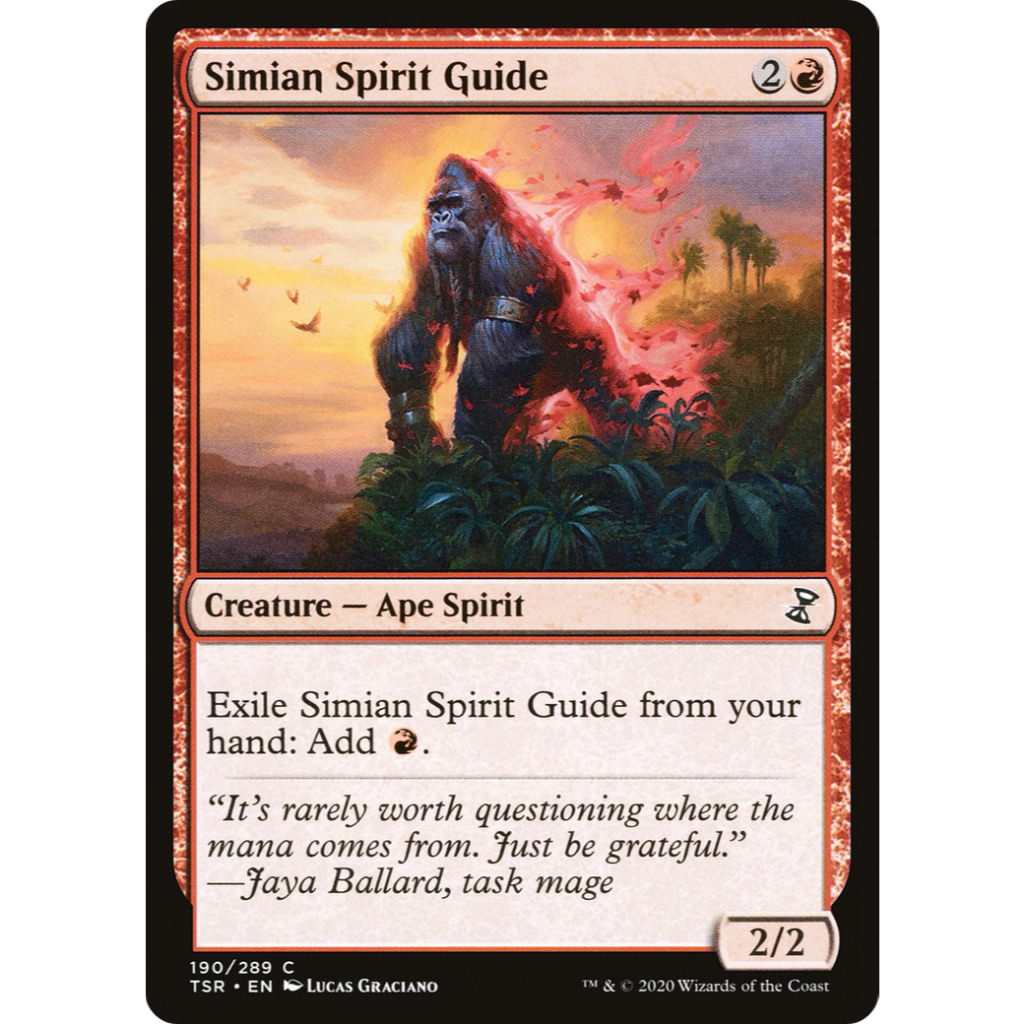 Simian Spirit Guide TSR Test Card Top Rated Proxy Playtest Test Card ...