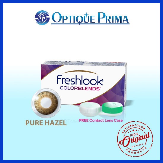 Freshlook COLORBLENDS / Pure Hazel / Monthly Disposable Contact Lens ...