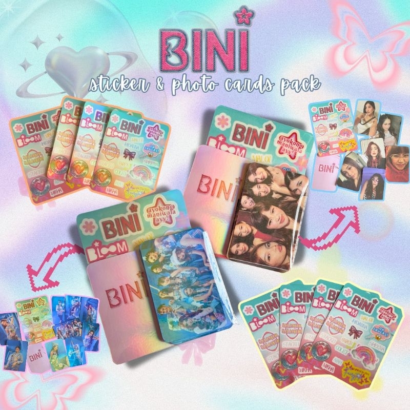 BINI STICKER PADS and PHOTO CARDS | Shopee Philippines
