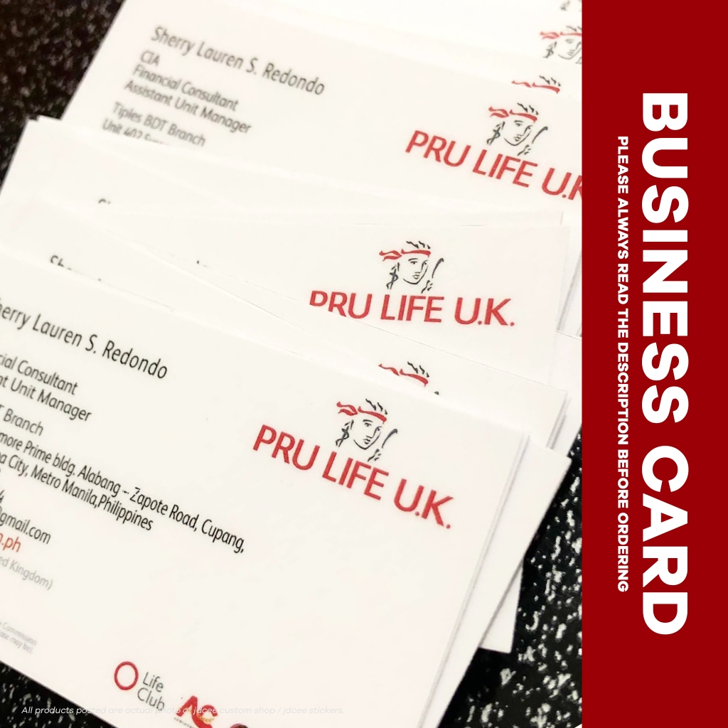 FRONT BACK-TO-BACK CALLING CARD / BUSINESS CARD (PRINT AND CUT ...