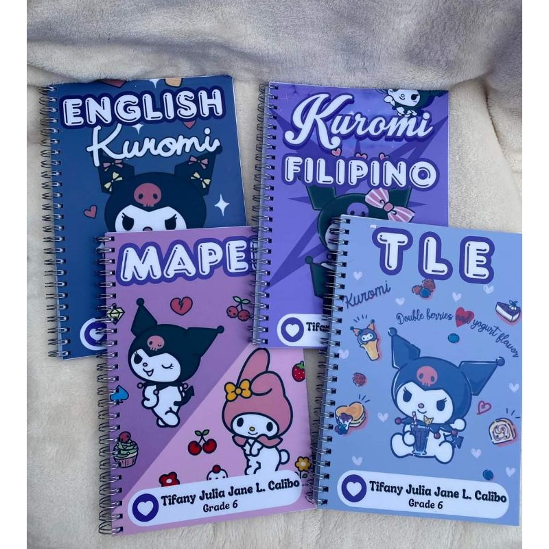 PERSONALIZED NOTEBOOK with NAME & SUBJECTS | Shopee Philippines