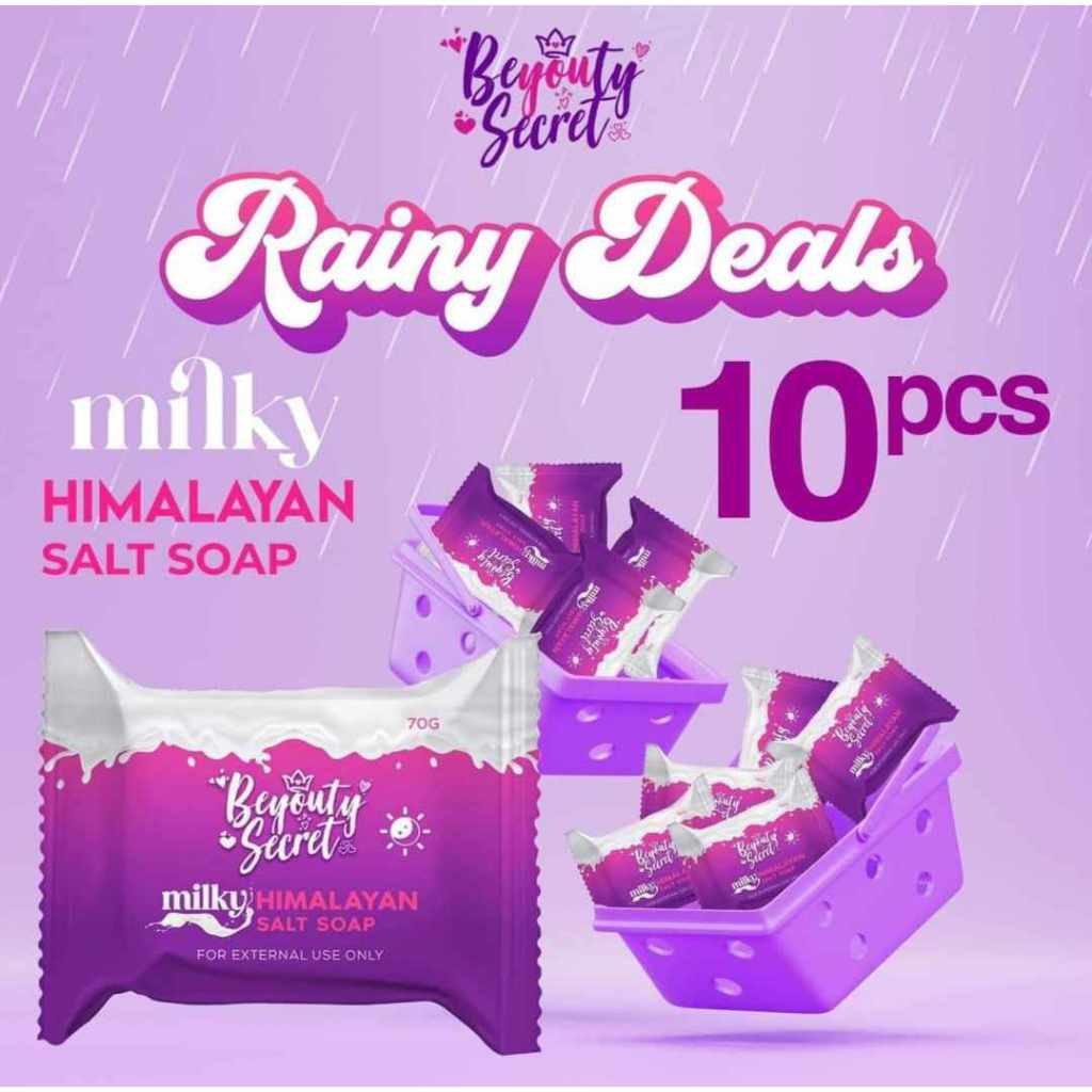 10 for 299 BEYOUTY SECRET MILKY OATMEAL HIMALAYAN SALT SOAP 70G ...