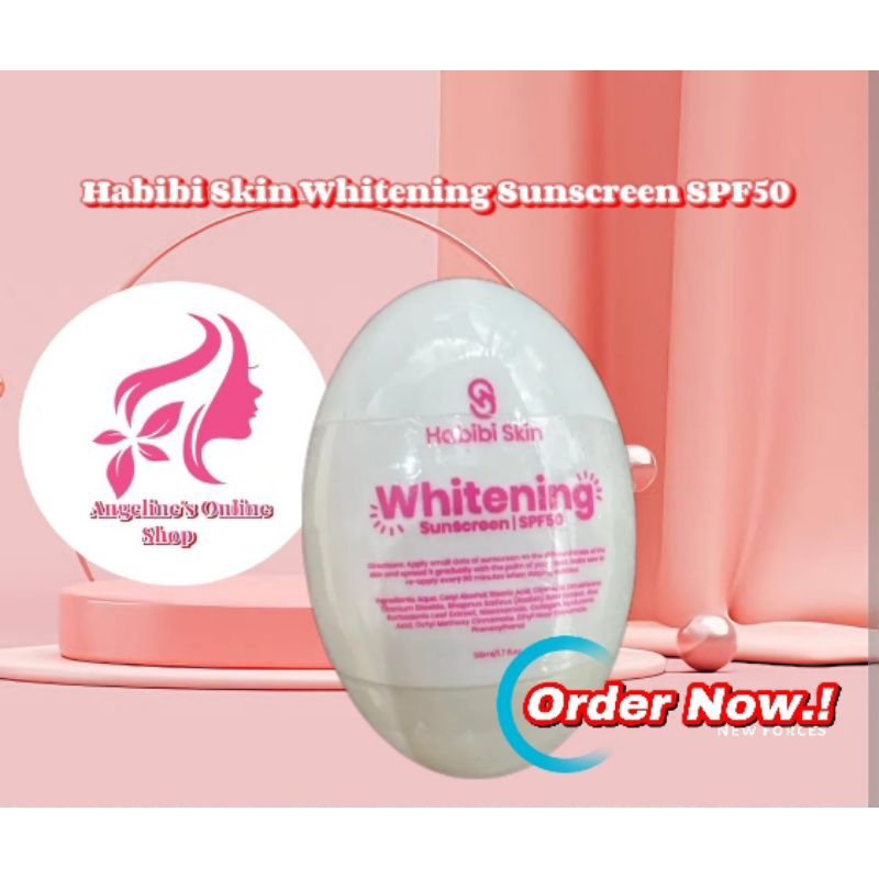 Habibi Skin Whitening Sunscreen SPF50 | Shopee Philippines