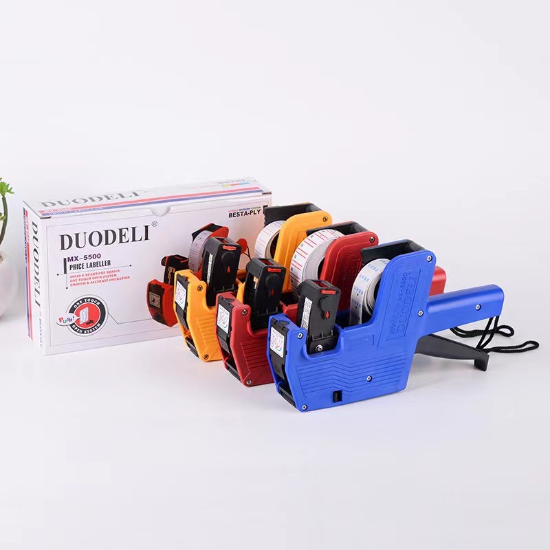 shop Price Tag Gun MX-5500 8-Digit Price Tag Price Sticker for Grocery ...