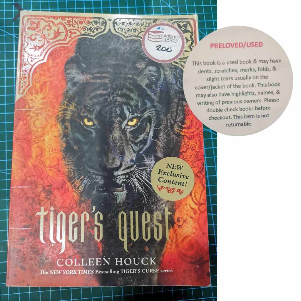 Tiger's Quest by Colleen Houck | Shopee Philippines