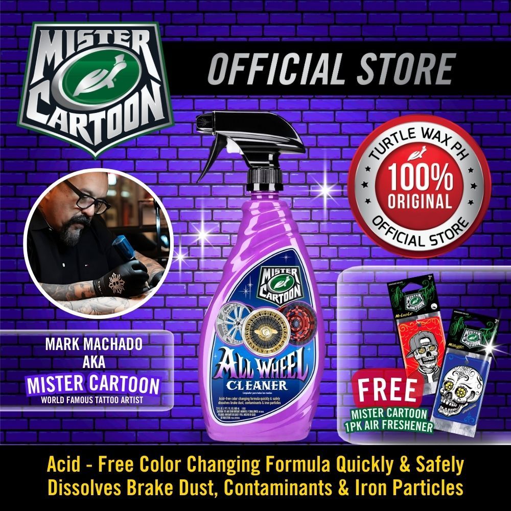 Turtle Wax Mister Cartoon All Wheel Cleaner 54251 | Shopee Philippines