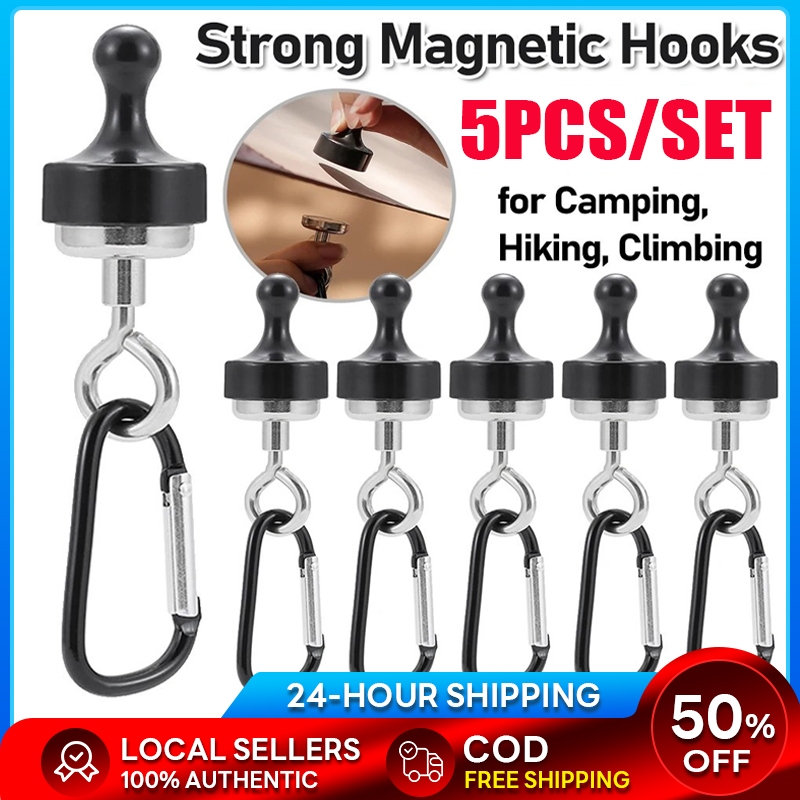 5pcs Outdoor Powerful Magnet Hooks/Camping Lights Hanging Canopy Tent ...
