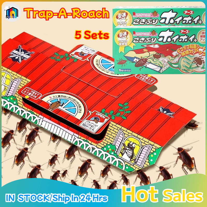 5 Sets Ipis Trap Cockroach Killer Trap Roach Trap Roach Bait Roach Motel Cockroach Insect Killer ...