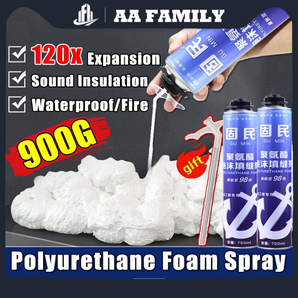 Polyurethane Foam PU Foam Spray Fills Cracks And Joints Gaps Around Pipes Ventswaterproof ...