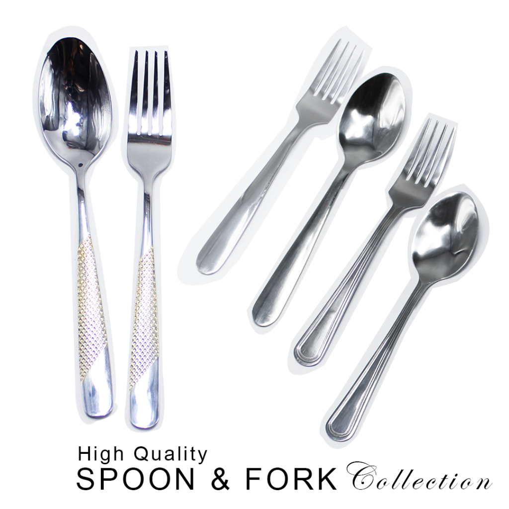 High Quality Spoon & Fork Stainless Steel Collection Dinnerware ...