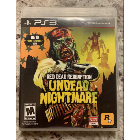 PS3 GAME Red Dead Redemption Undead Nightmare | Shopee Philippines