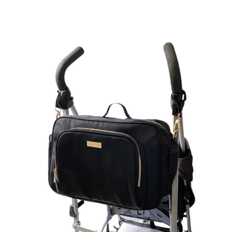 Bebe Chic Addison Stroller Bag / Mini Diaper Bag - Black | Shopee ...