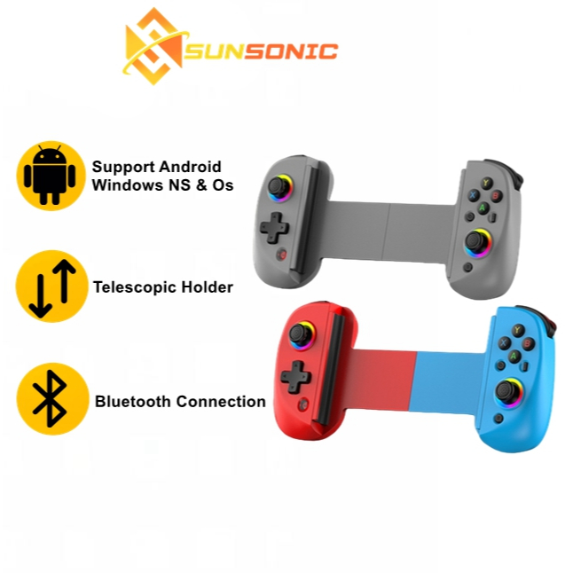 Sunsonic D8 Telescopic Mobile Phone Bluetooth Game Controller For ...