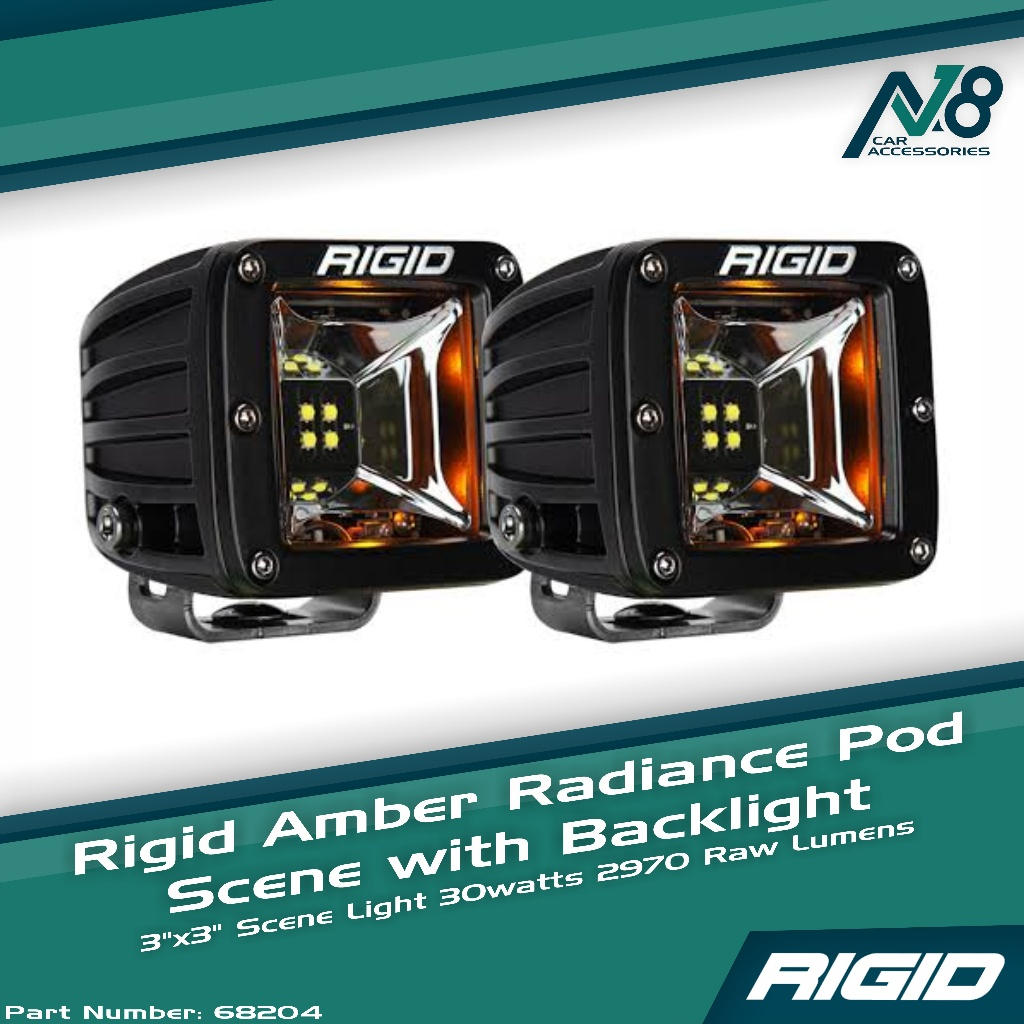 Rigid 68204 Amber Radiance Pod Scene with Backlight Genuine | Shopee ...