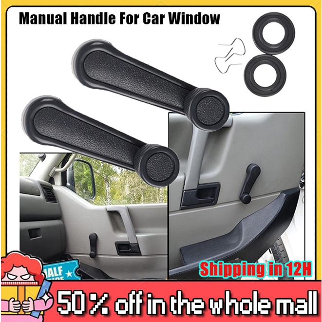 Universal Car Window Winder Crank Handle Black Left Right Door Window ...