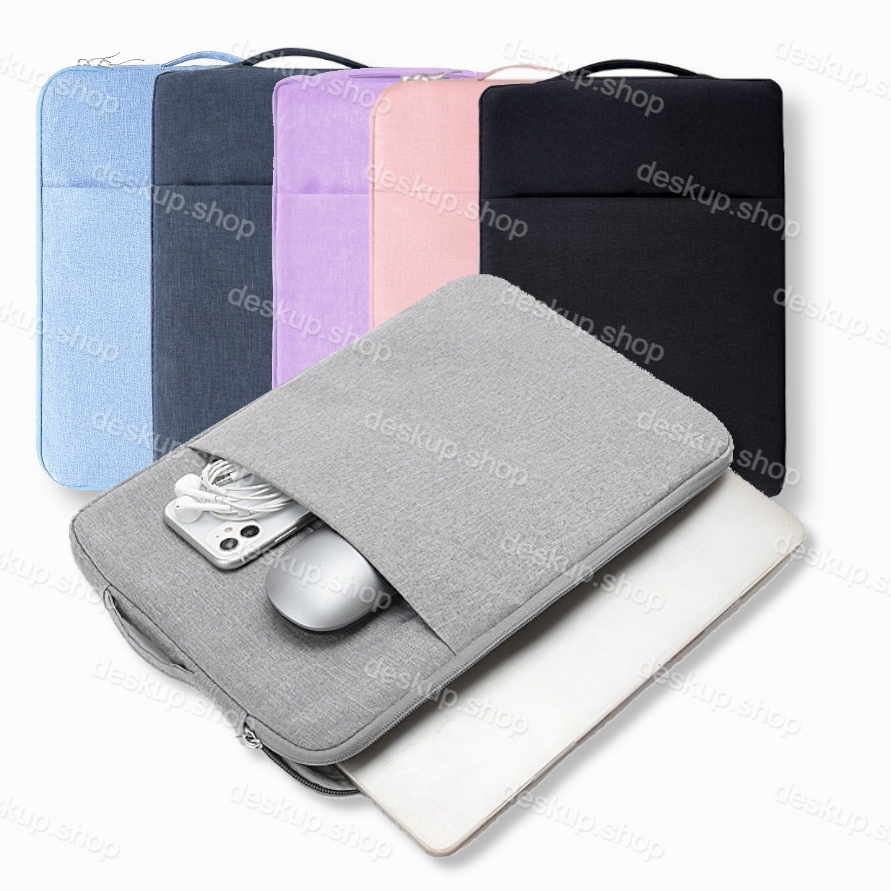 Portable Laptop Cover with Soft Lining and Thick Padding | Shopee ...
