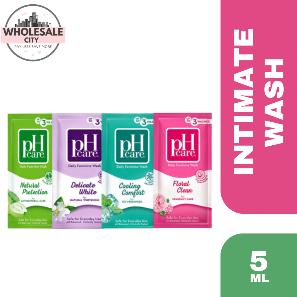 pH CARE DAILY FEMININE WASH SACHET 5ML | Shopee Philippines