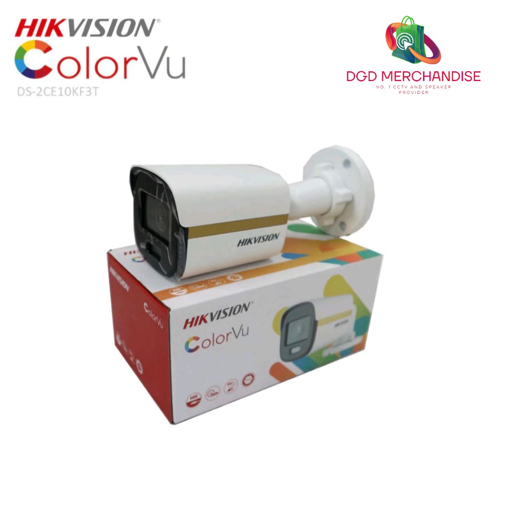 3K Resolution Hikvision DS-2CE10KF3T 5MP 3K ColorVu Fixed Bullet Camera ...