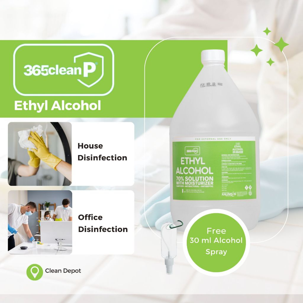 365 Clean Ethyl Alcohol Hand Sanitizer – 1 Gallon (With Moisturizer ...