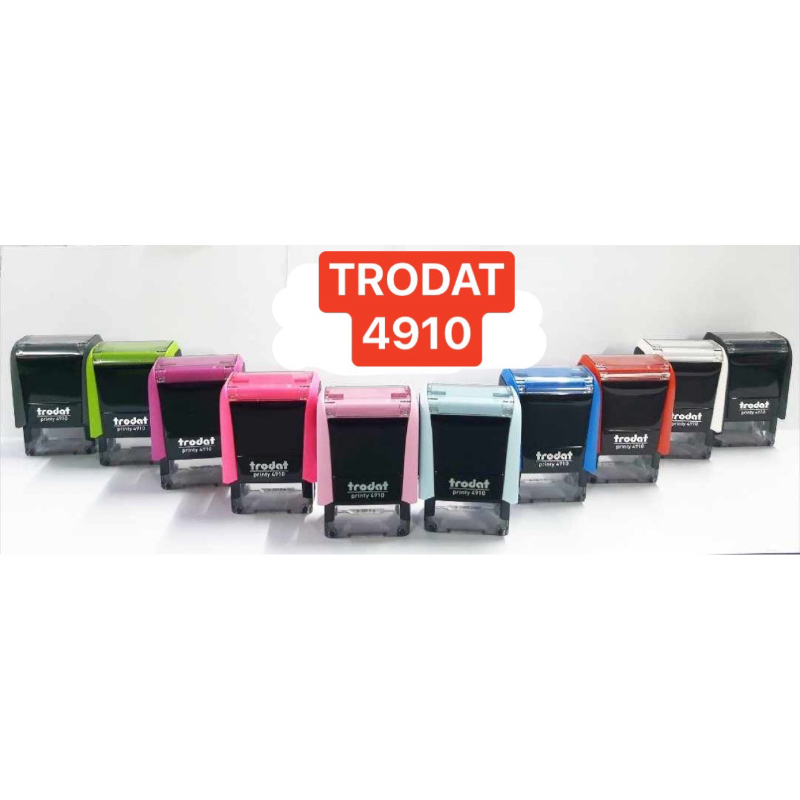 TRODAT 4910 PERSONALIZED STAMP FREE NAME | Shopee Philippines