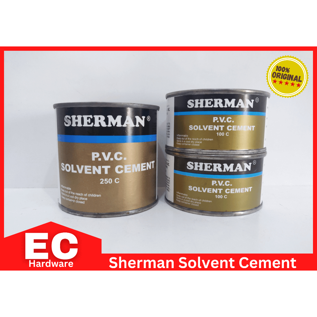PVC SOLVENT CEMENT 100cc, ,200cc | SHERMAN BRAND | Shopee Philippines