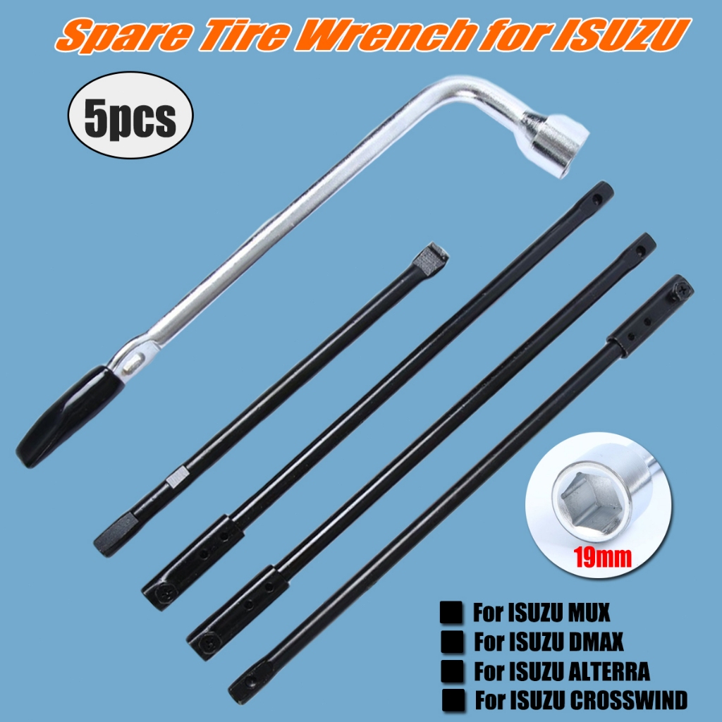 5Pcs/Set Spare Tire remover For ISUZU MUX DMAX ALTERRA CROSSWIND ...