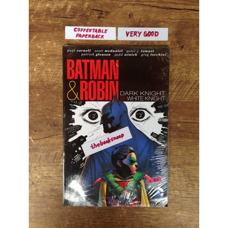 Batman and Robin: Dark Knight vs. White Knight graphic novel | Shopee ...