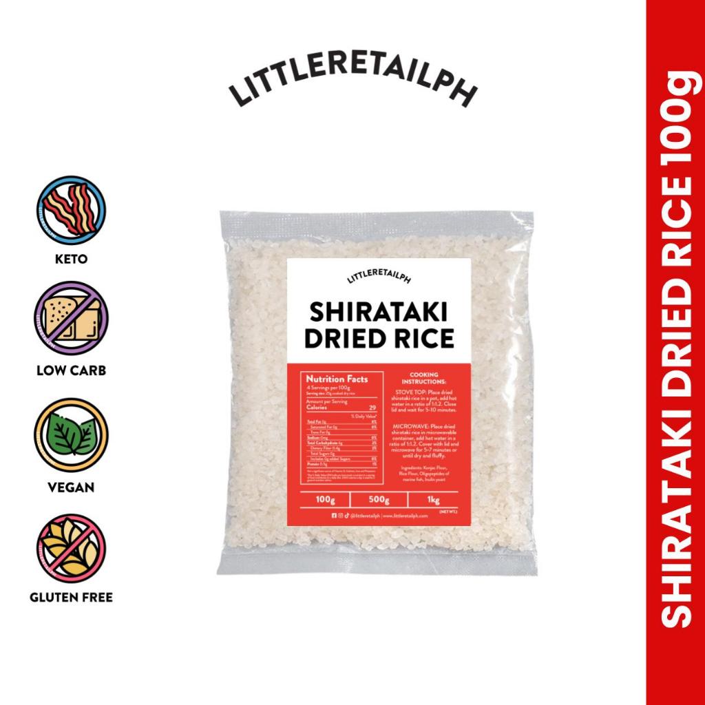 Dry / Dried Shirataki Rice 100g Konjac Keto/Low Carb Approved / skinny ...