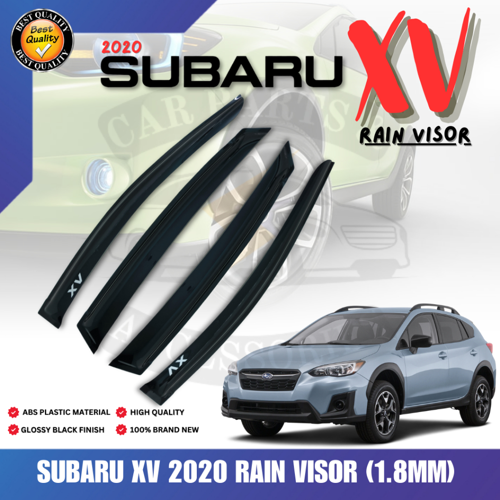 CPA RAIN VISOR SUBARU XV (2020) (THICKNESS 1.8mm) GOOD QUALITY (6651 ...