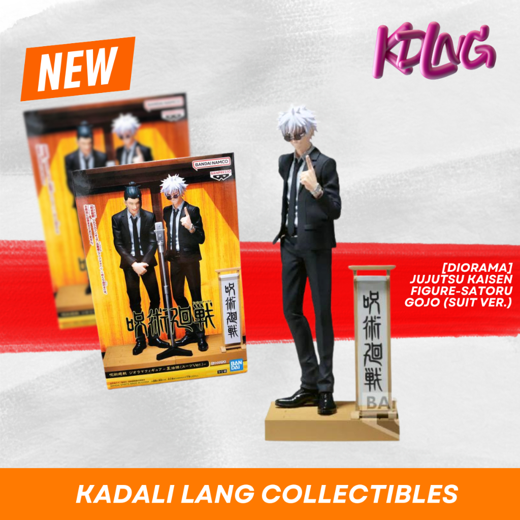 AUTHENTIC [DIORAMA] JUJUTSU KAISEN FIGURE-SATORU GOJO (SUIT VER ...