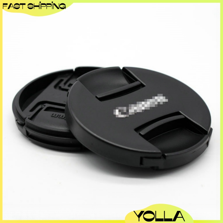 49 52 55 58mm Snap-on Lens Cap Cover for Canon Camera Lens | Shopee ...