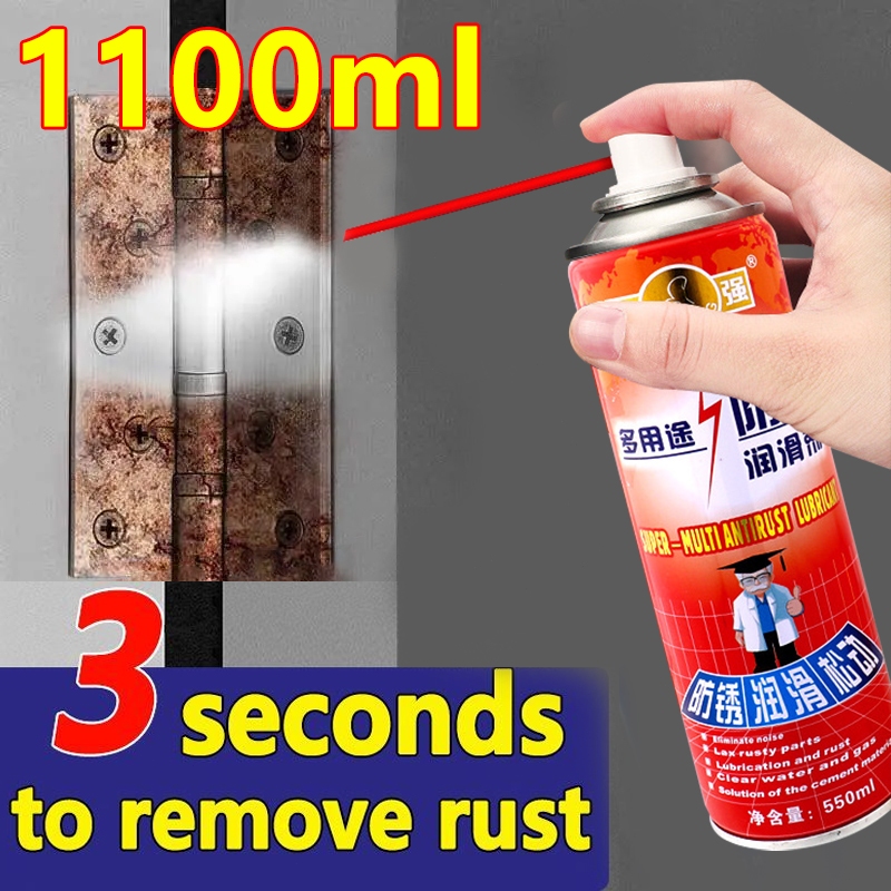 Strong Rust Remover for Metal Steel Anti Rust Spray Cleaner Tough Rust ...