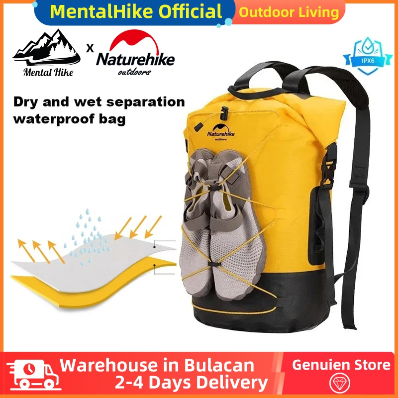 Naturehike Dry Wet Separation 20L 40L TPU Waterproof Bag Outdoor ...