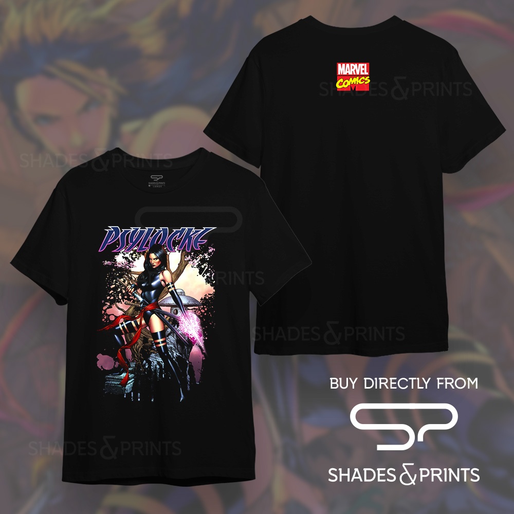 Psylocke Printed Shirt Customized Shirt Marvel Unisex Comics X-Men ...
