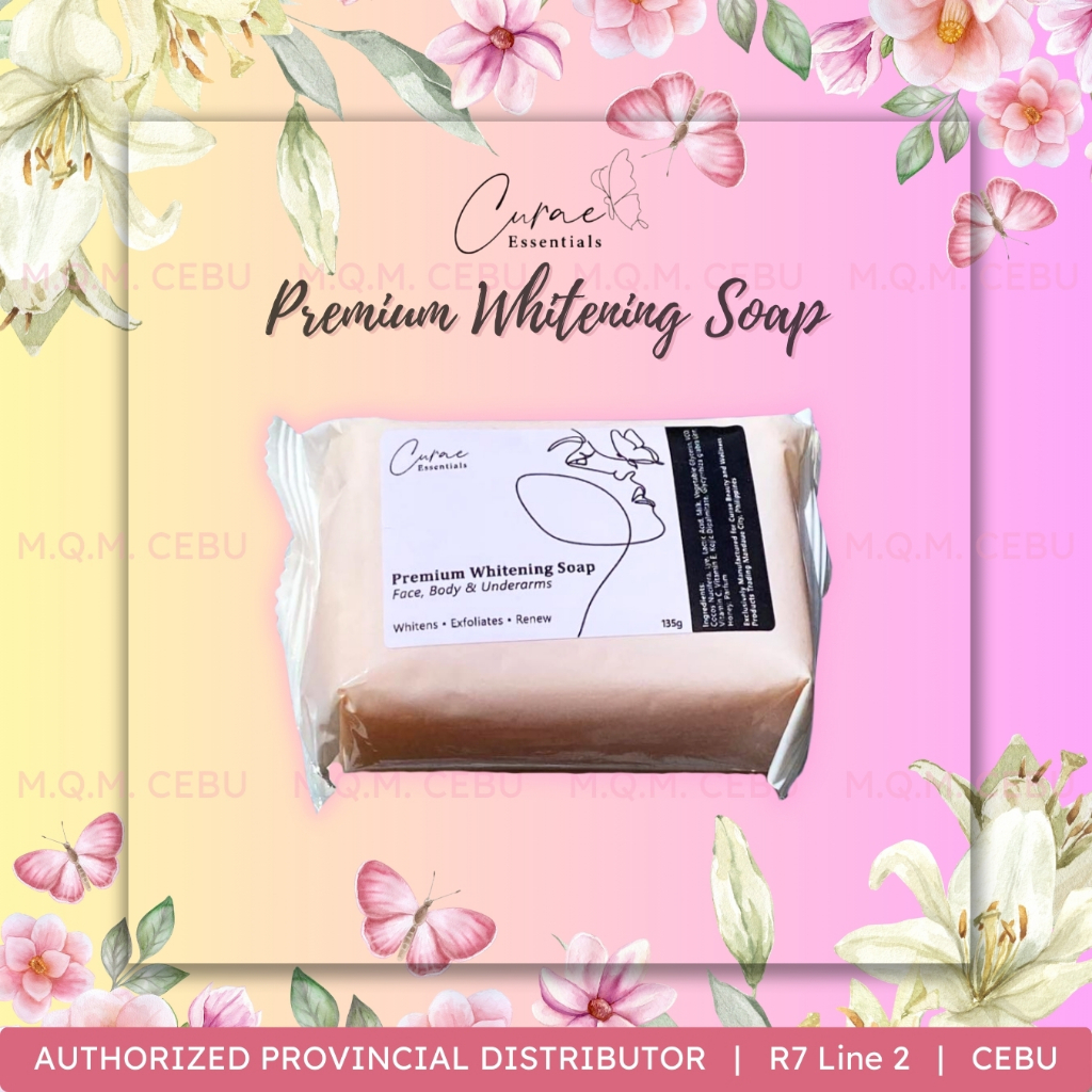 Curae Premium Whitening Soap 135G (Cleanse | Whitens | Exfoliates ...