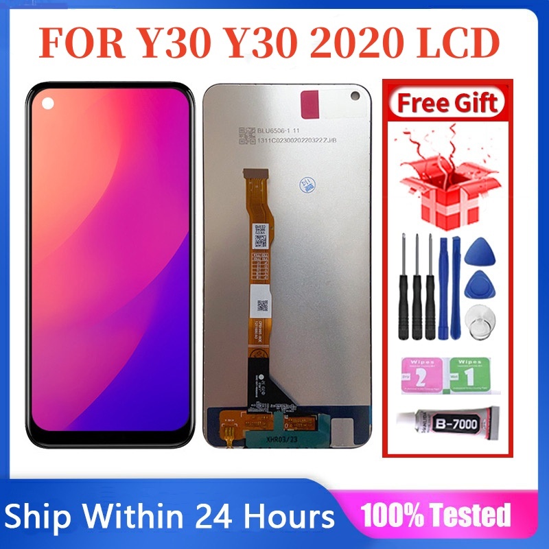 Original Lcd For Vivo Y30i Y30 2020 1938 Lcd display Touch Screen ...