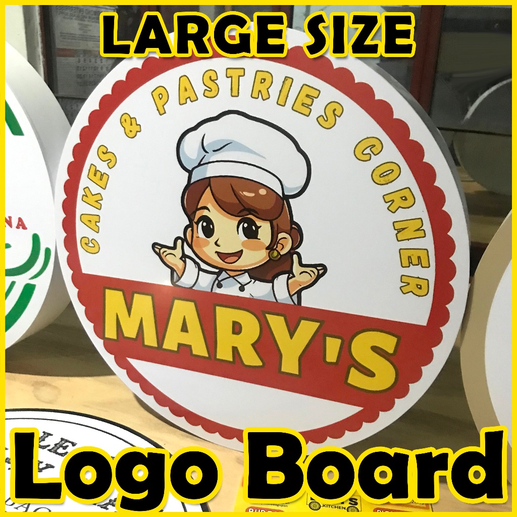 BIG LARGE SIZE Logo boards 24in to 40in 3D or flat Personalized ...