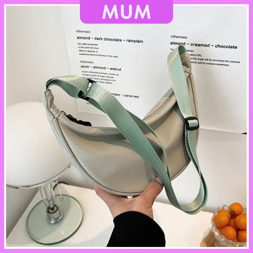 Dumpling Bag Crossbody Unisex Waterproof Shoulder Bag For Women Nylon ...