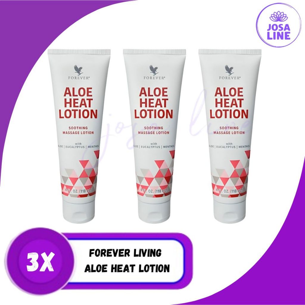 Forever Living Aloe Heat Lotion 118ml (3x) | Shopee Philippines