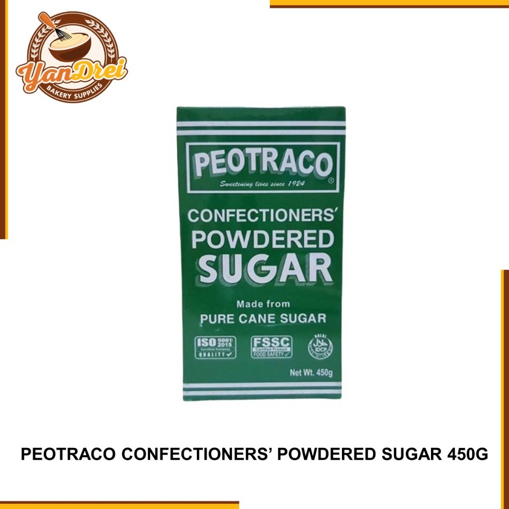 Peotraco Confectioners’ Powdered Sugar - 450g | Shopee Philippines