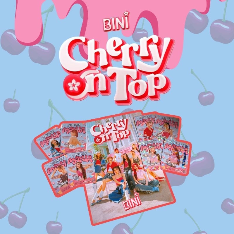 BINI CHERRY ON TOP POSTER & STICKERS. BINI NAME DECAL STICKER | Shopee ...