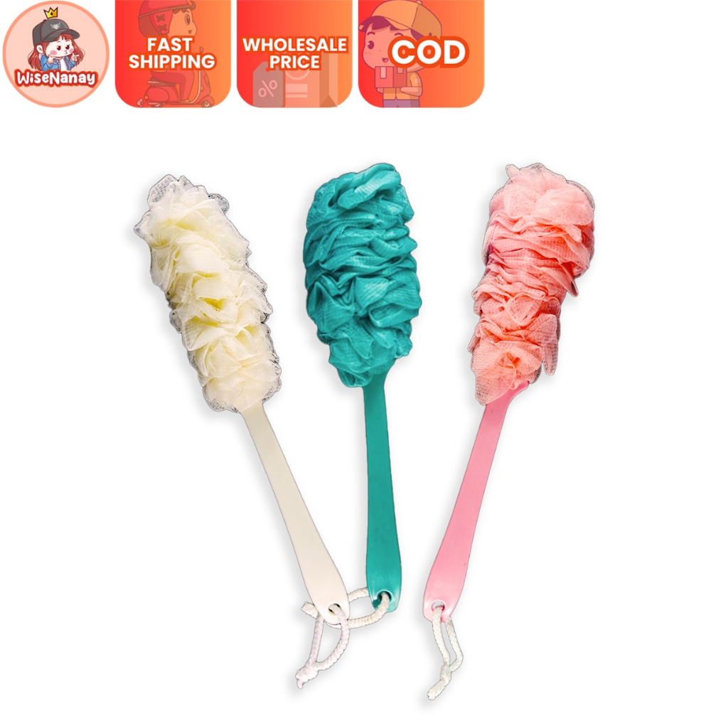 WiseNanay Bathroom Sponge - Loofah Mesh Scrubber | Shopee Philippines